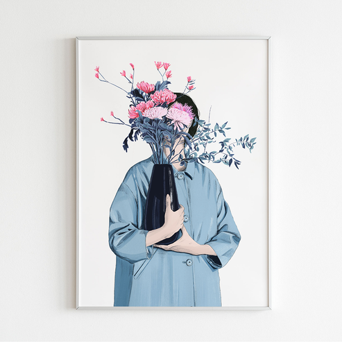 Ilustração digital "Poema" - Bárbara Amaral – unaconceptstore